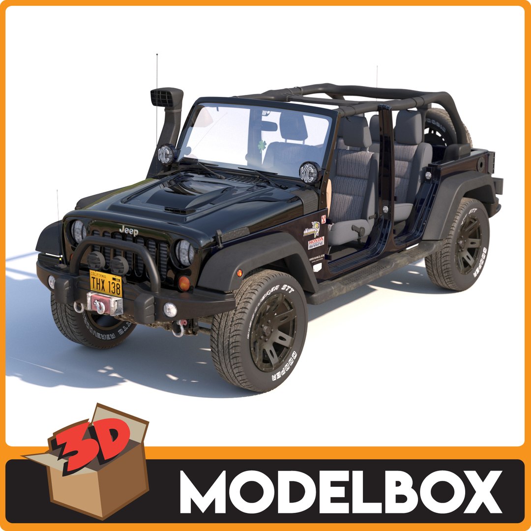 Jeep Wrangler Rubicon 3D Model - TurboSquid 1326862