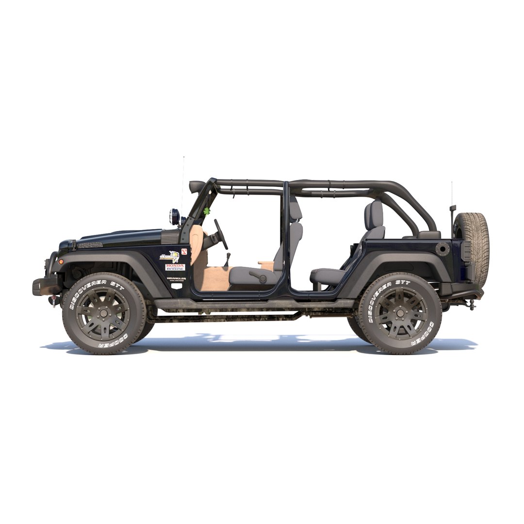 Jeep Wrangler Rubicon 3D Model - TurboSquid 1326862