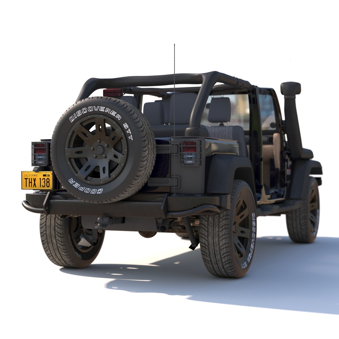 Jeep Wrangler Rubicon 3D Model - TurboSquid 1326862