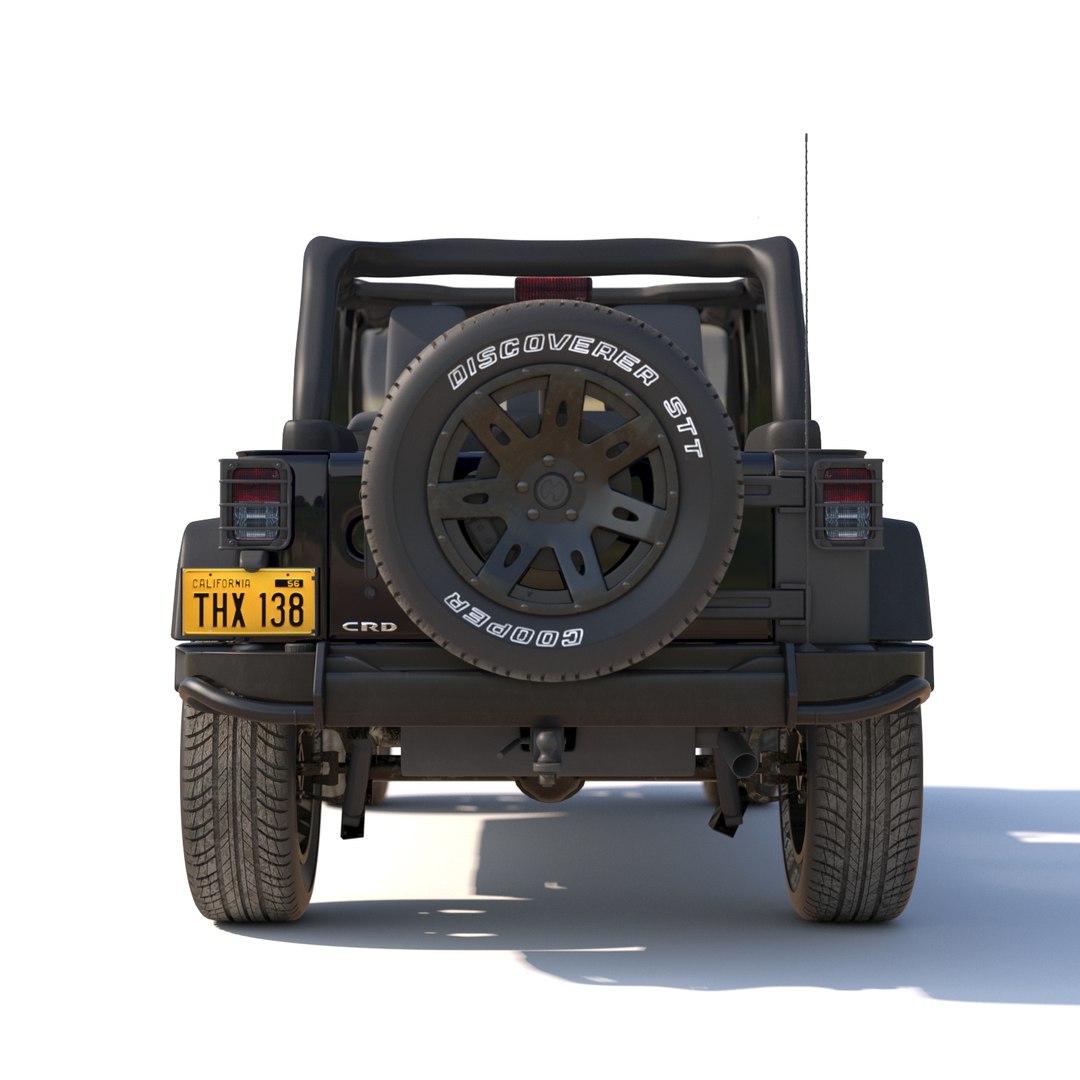 Jeep Wrangler Rubicon 3D Model - TurboSquid 1326862