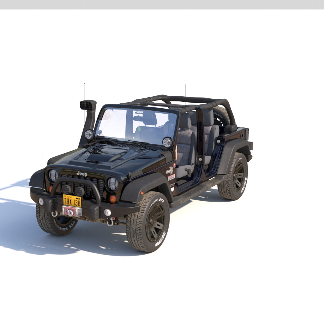 Jeep Wrangler Rubicon 3D Model - TurboSquid 1326862