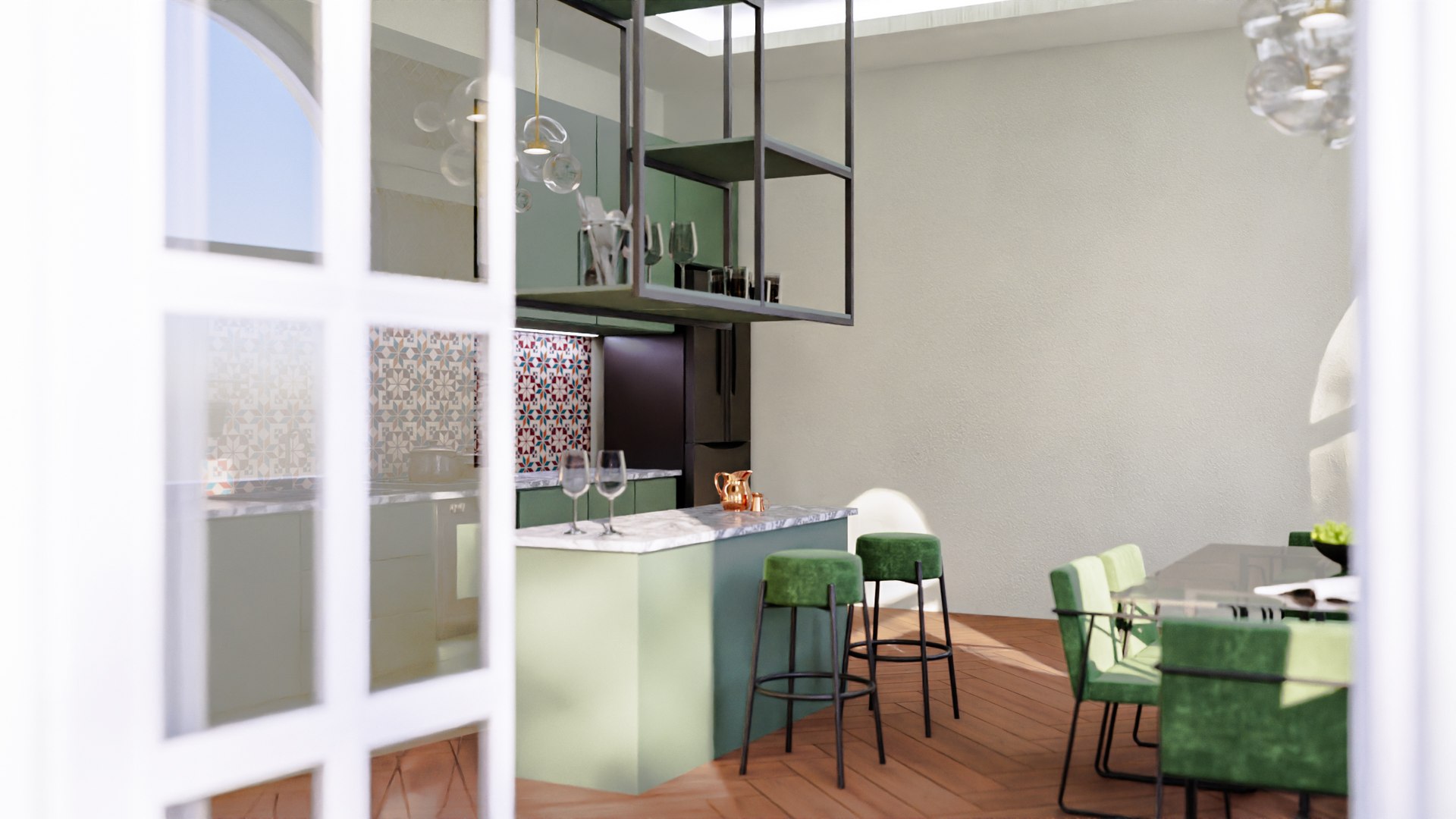 3D Blender Kitchen Scene Model - TurboSquid 1841862