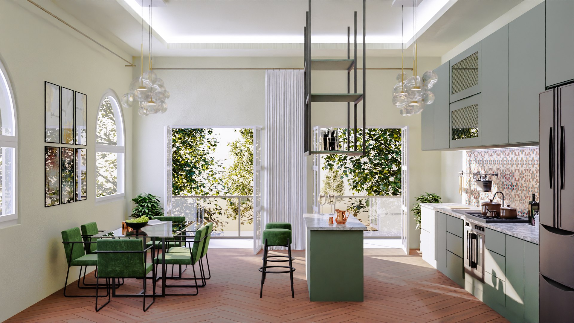 3D Blender Kitchen Scene Model - TurboSquid 1841862