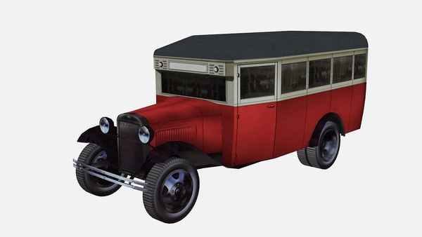 3d model bus
