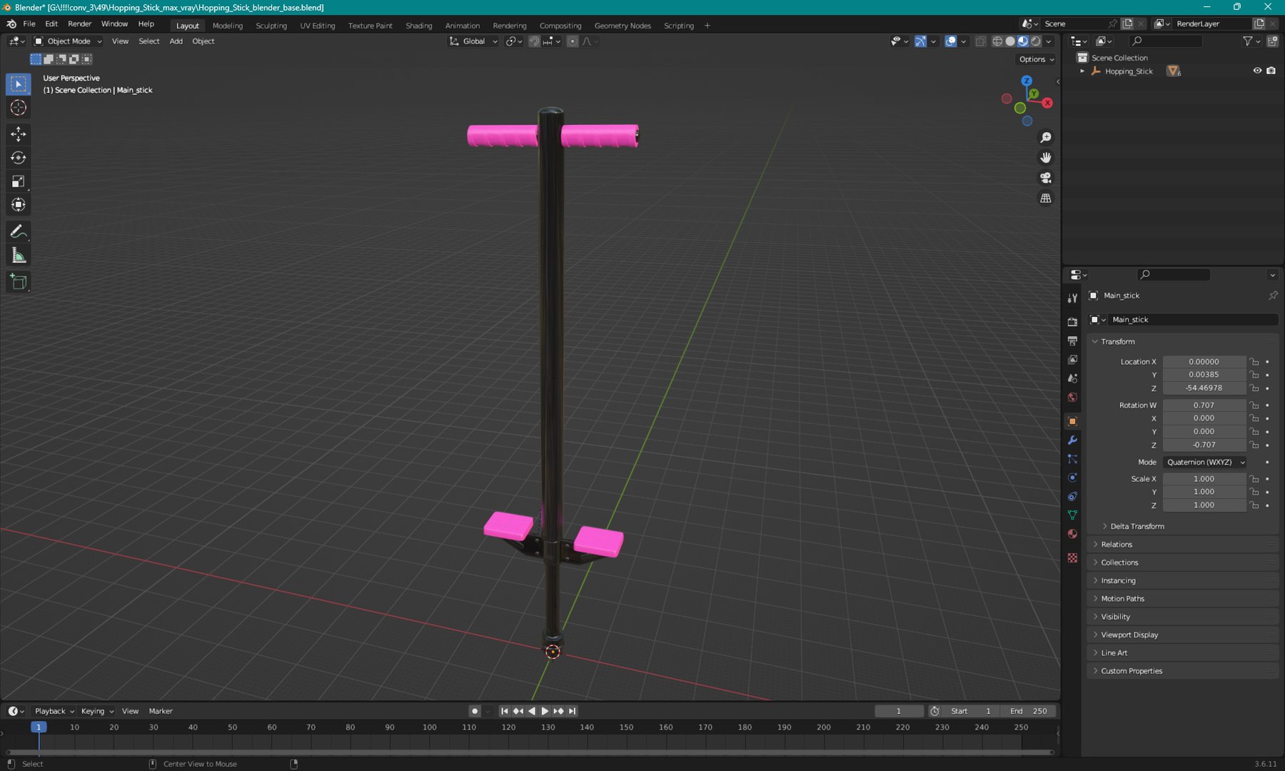 3D Hopping Stick - TurboSquid 2368743