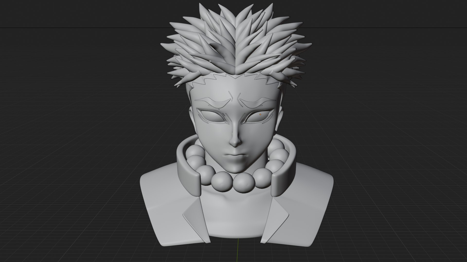 Gyomei Himejima From Demon Slayer Anime Style 3D Model 3D Model ...