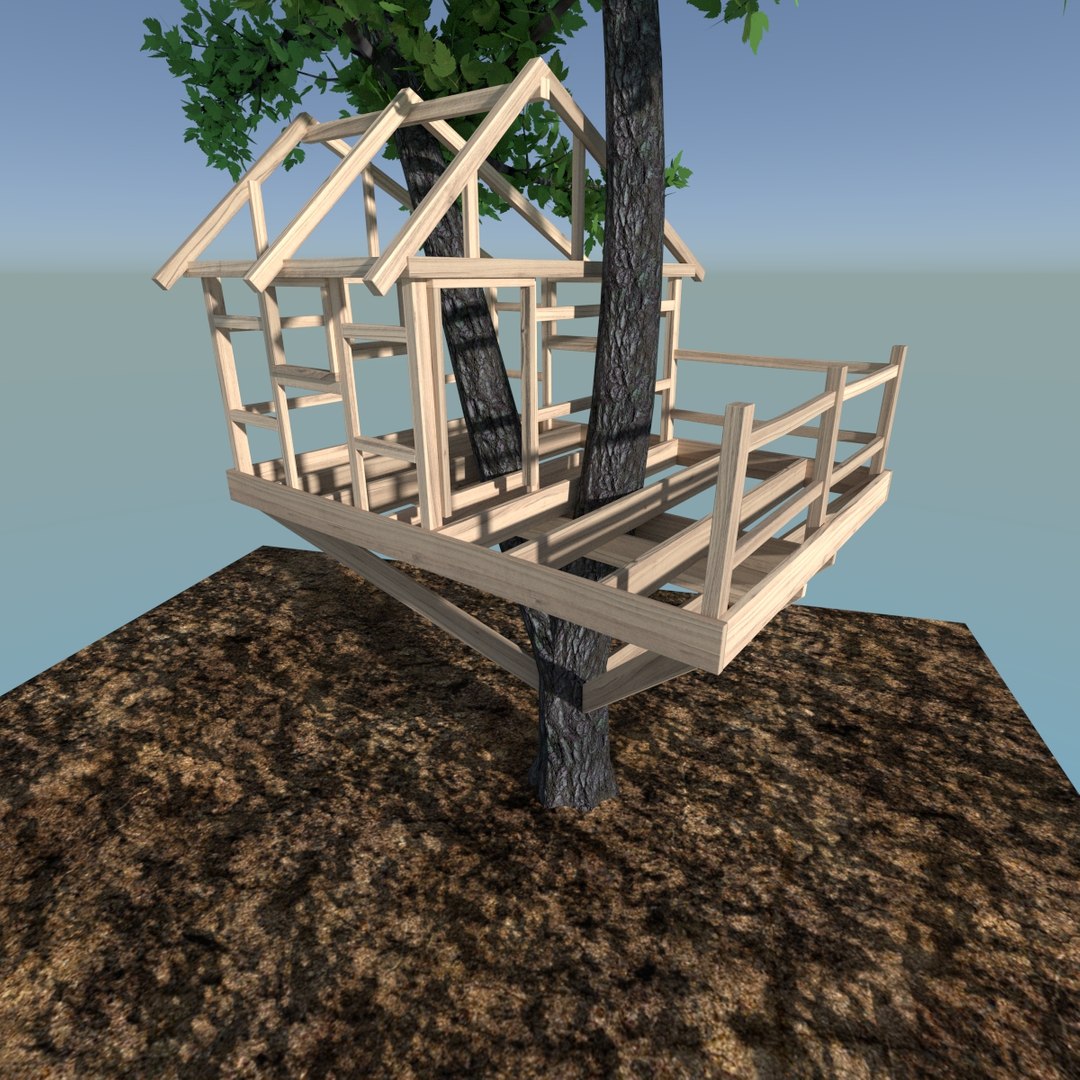 3d Model Treehouse Tree House