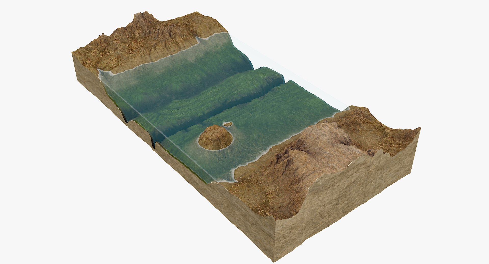 3D Model Ocean Floor - TurboSquid 1269347