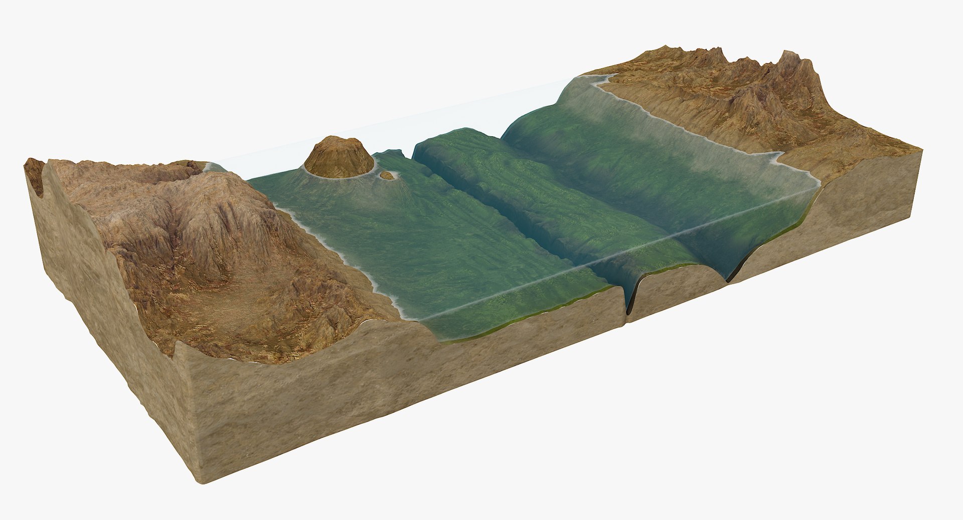 3D Model Ocean Floor - TurboSquid 1269347