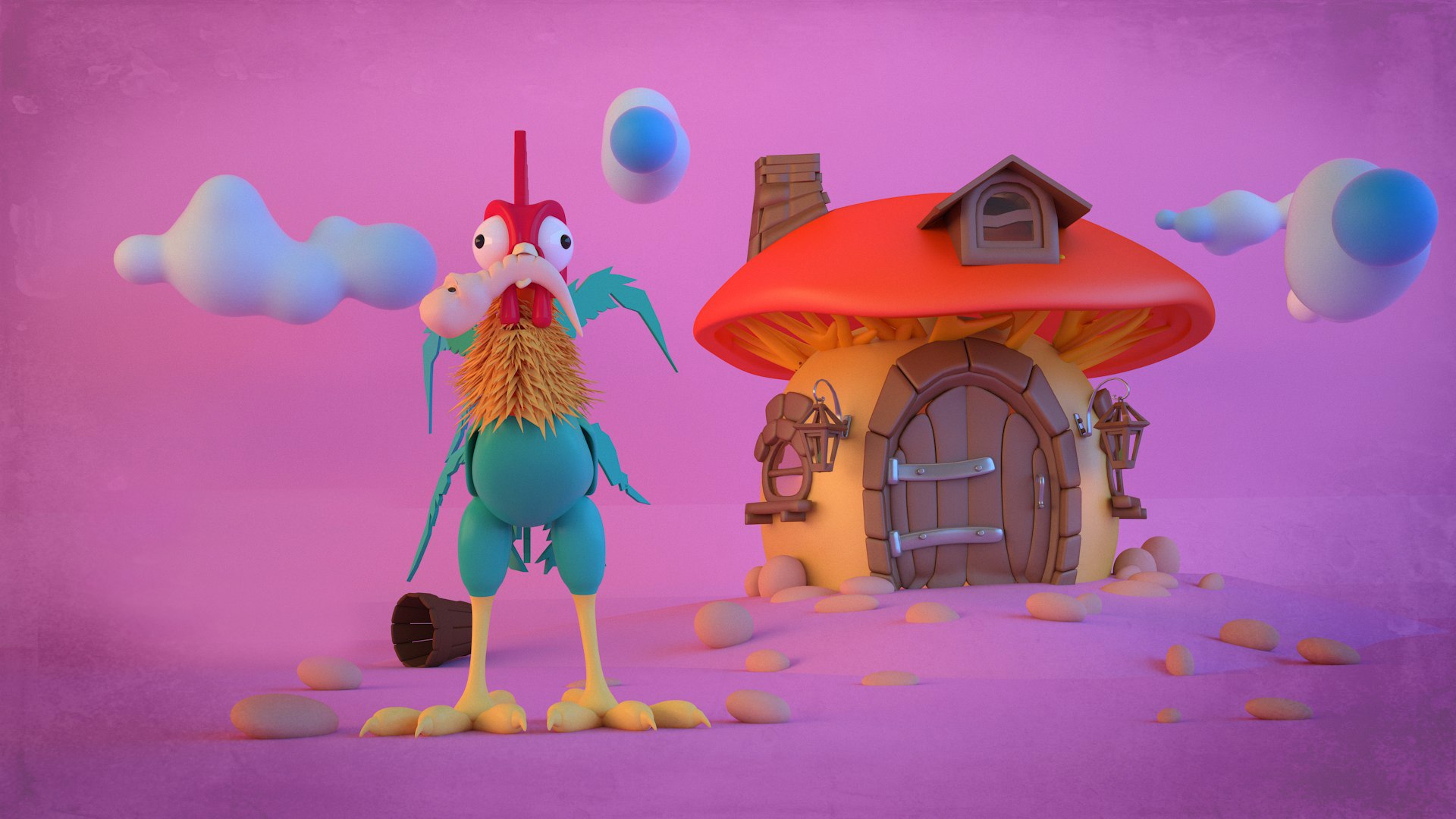 Cartoon Worm 3D Model - TurboSquid 1201277