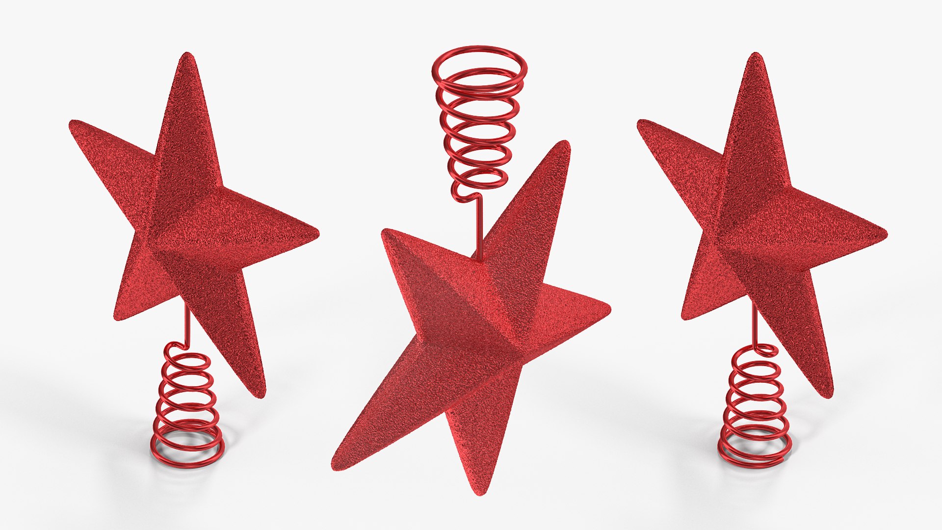 Red star tree topper 3D model - TurboSquid 1456860