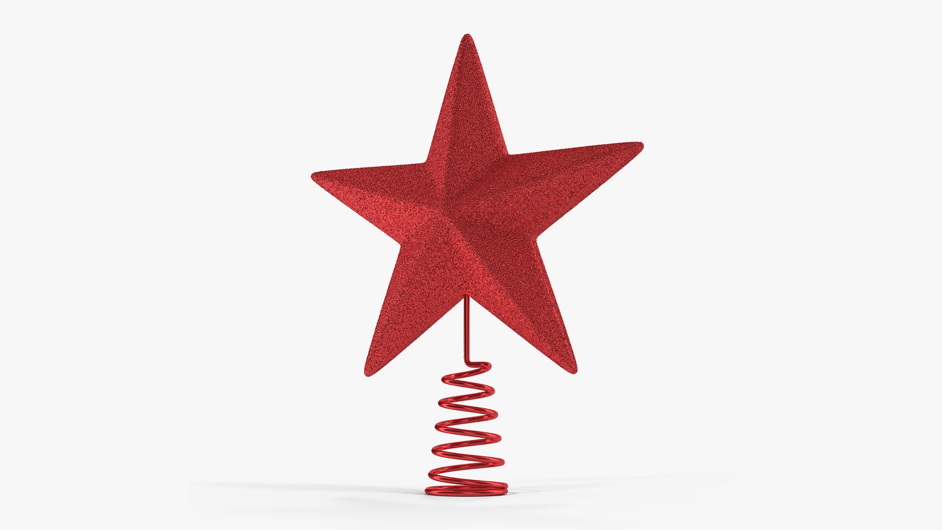Red star tree topper 3D model - TurboSquid 1456860