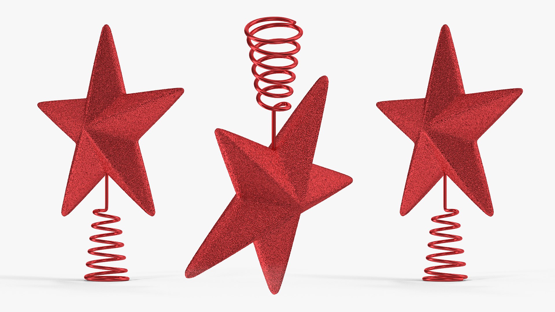 Red star tree topper 3D model - TurboSquid 1456860