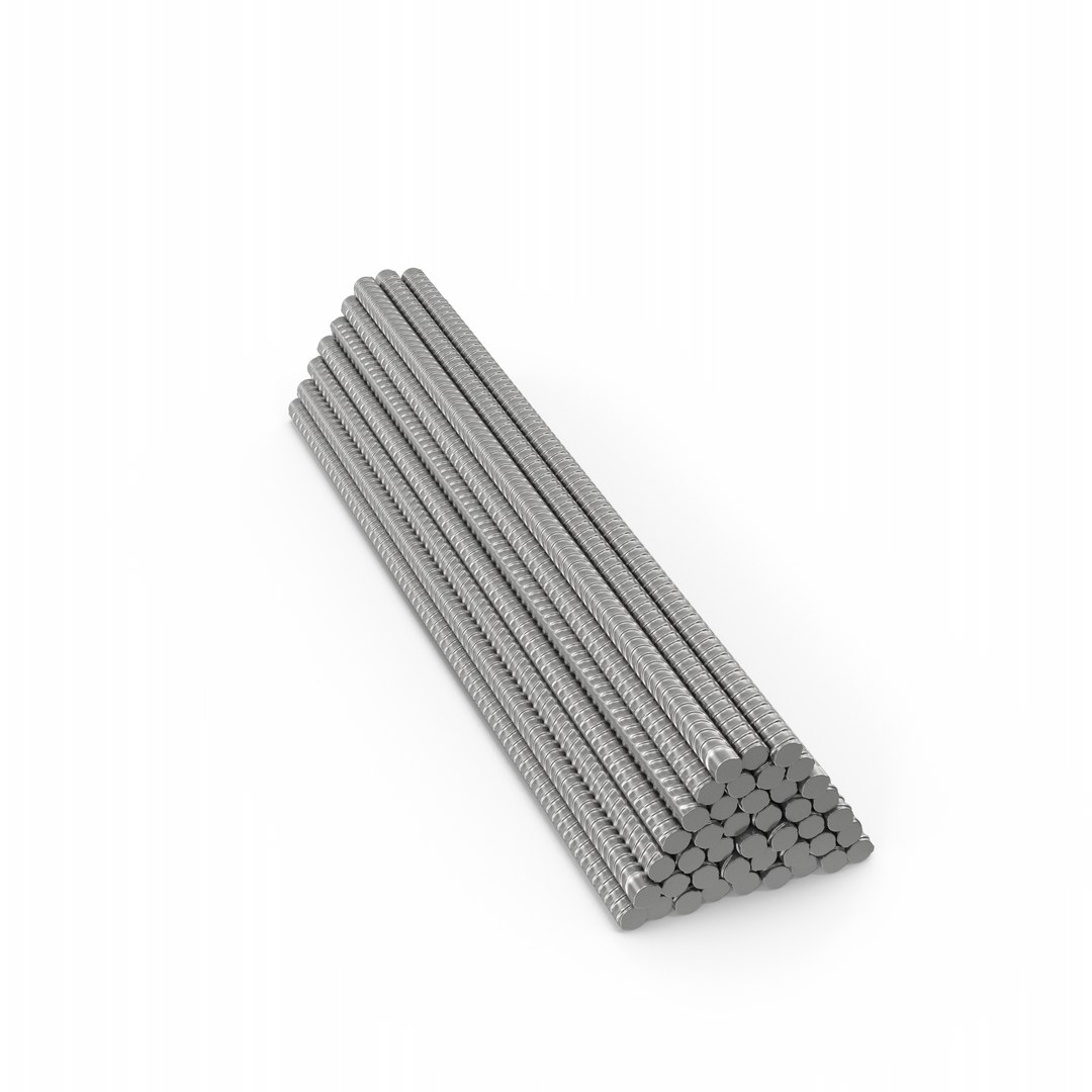 Stack Of Metal Bars 3D Model - TurboSquid 2087343