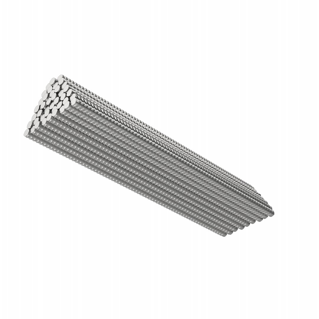 Stack Of Metal Bars 3D Model - TurboSquid 2087343
