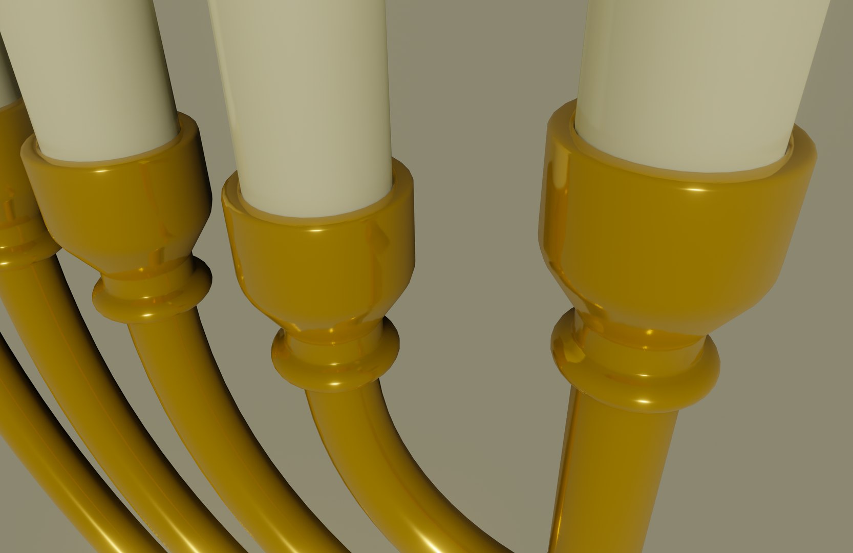 Menorah Candles Model - TurboSquid 1664607