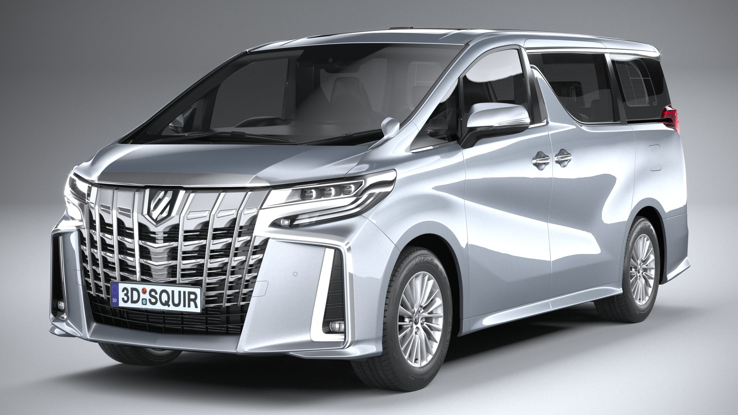 Toyota Alphard 2023 3D 모델 - TurboSquid 2022436