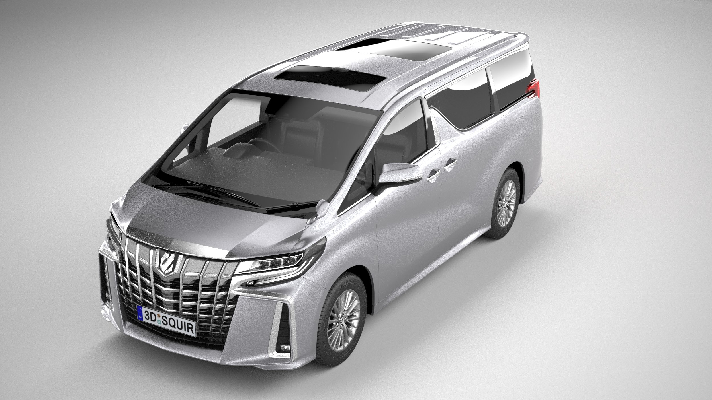 Toyota Alphard 2023 3D 모델 - TurboSquid 2022436