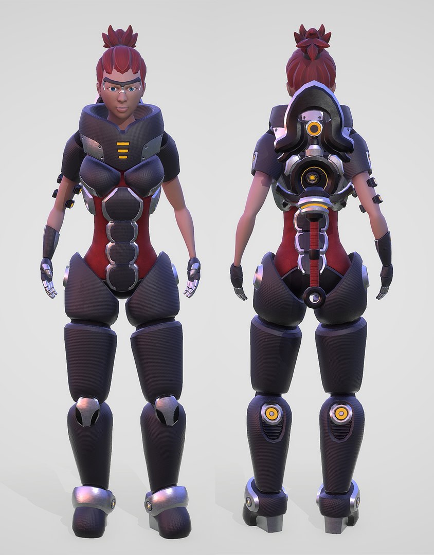 3D Blender Rigged Animation Model - TurboSquid 1235749