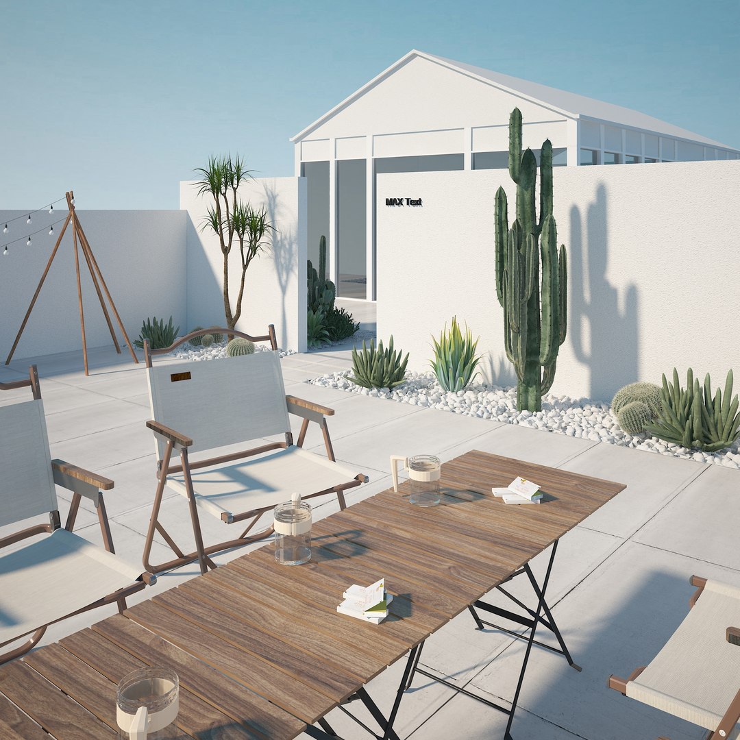 3D Online Red Card Punch Point Photography Base Roof Garden Model ...