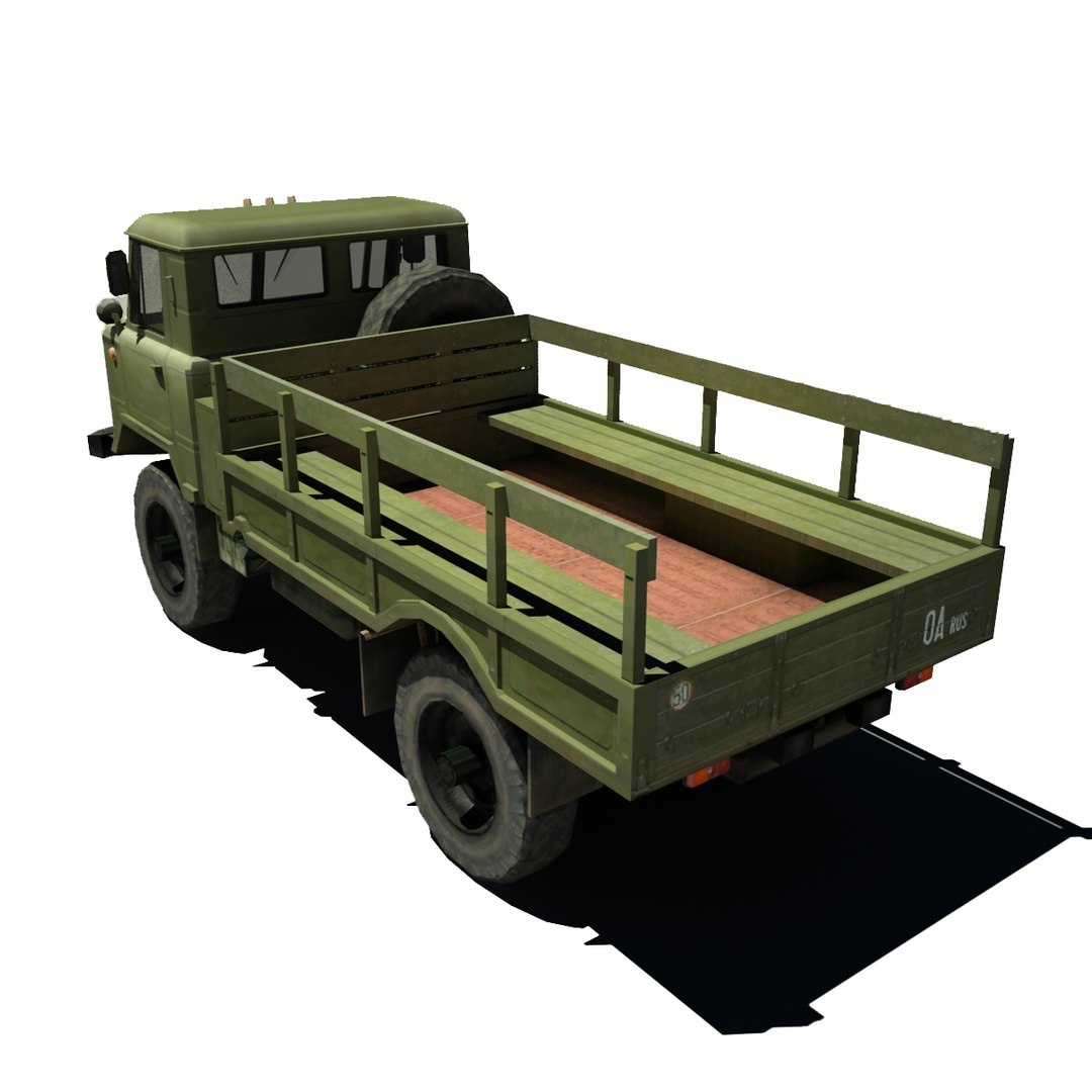 3d model of gaz 66