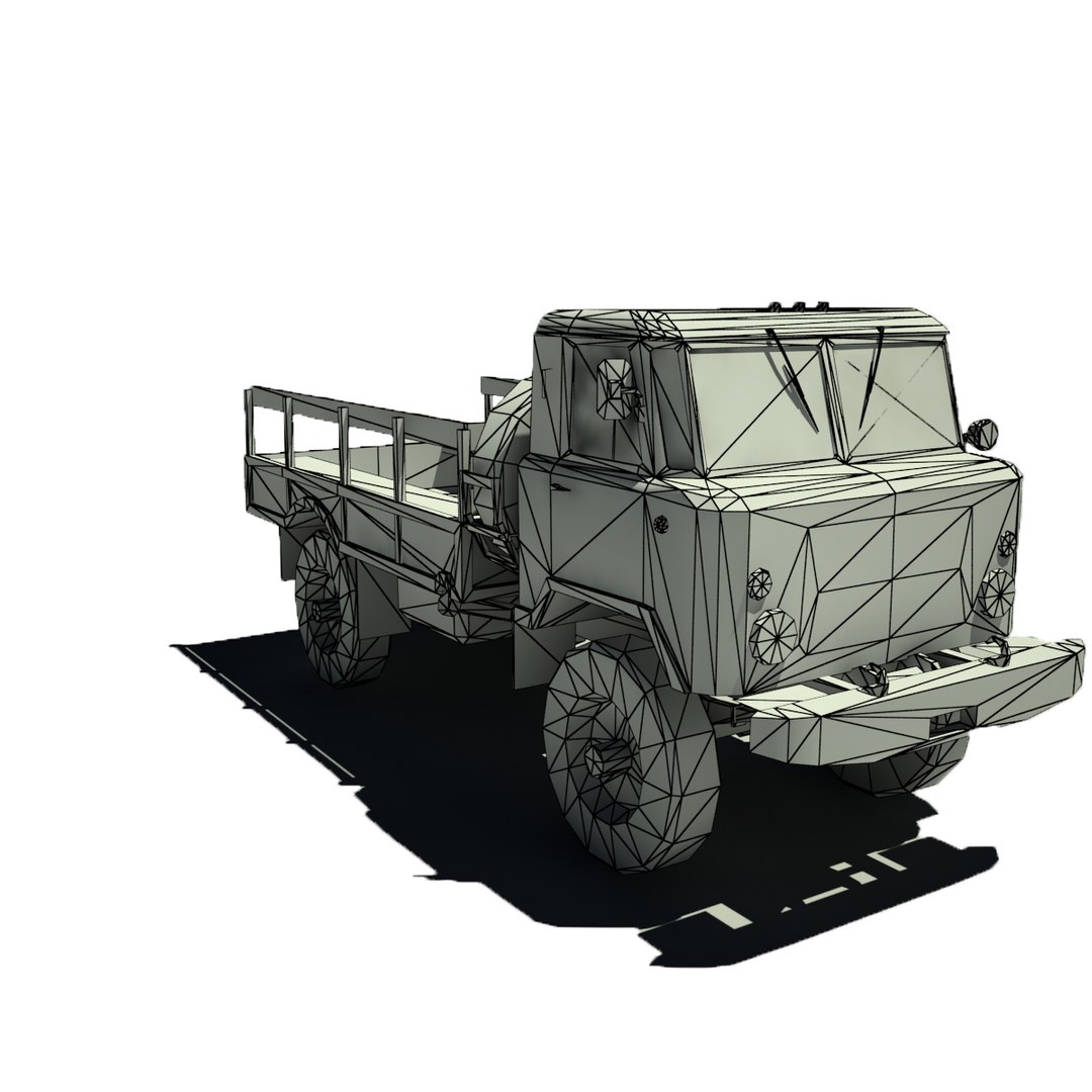 3d model of gaz 66