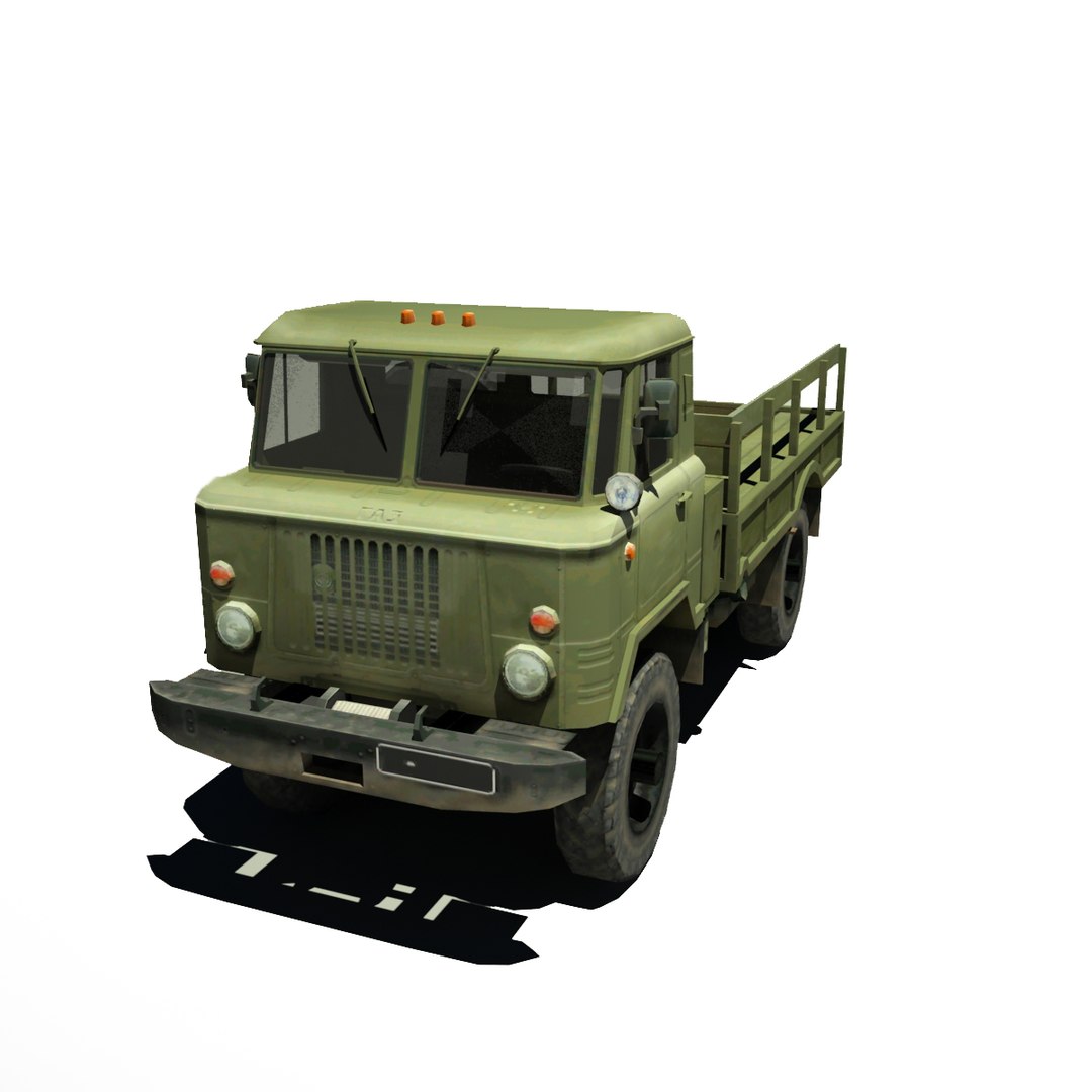 3d model of gaz 66