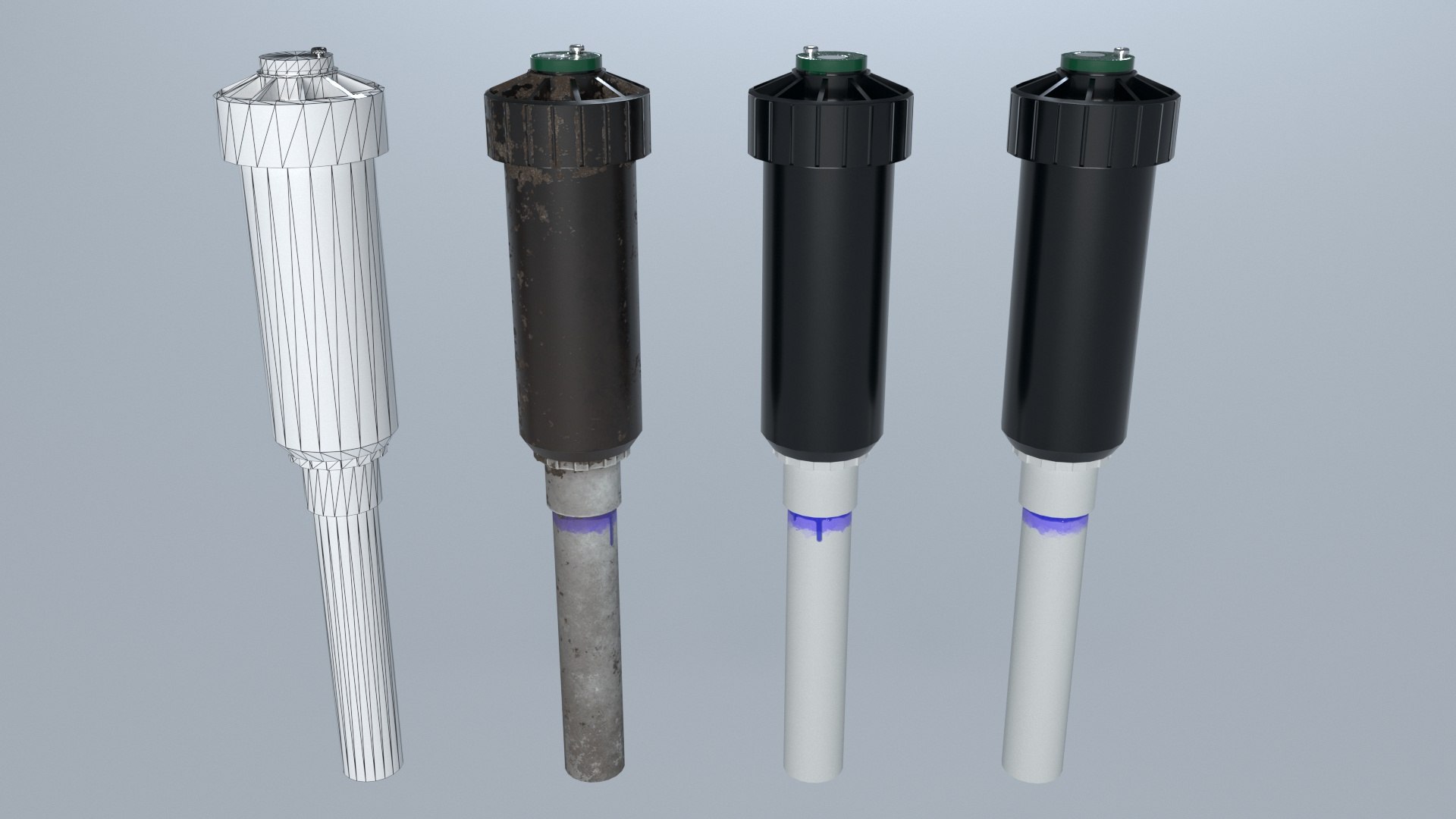 3D Automatic Sprinkler Pack Model - TurboSquid 1997733