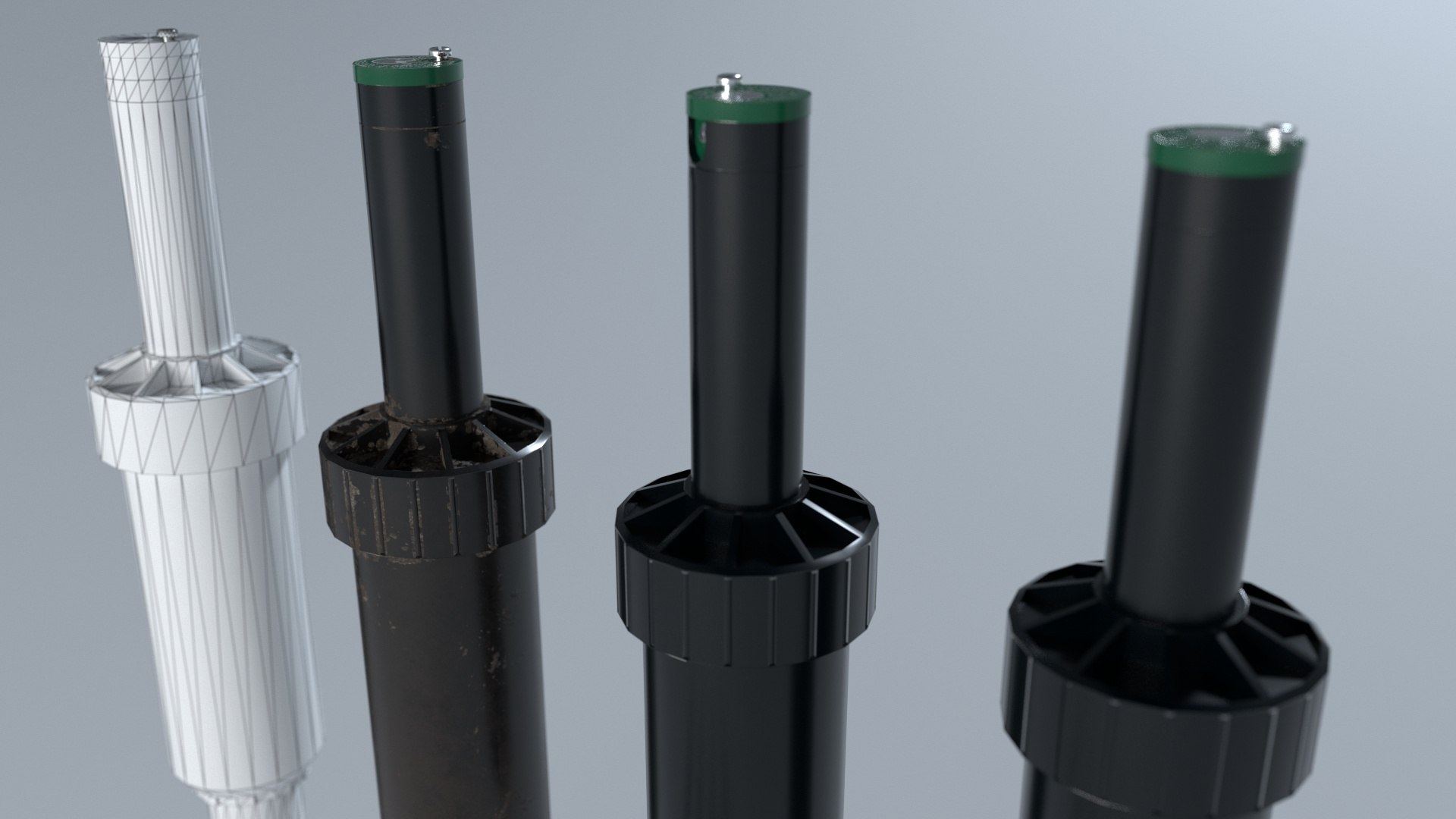 3D Automatic Sprinkler Pack Model - TurboSquid 1997733