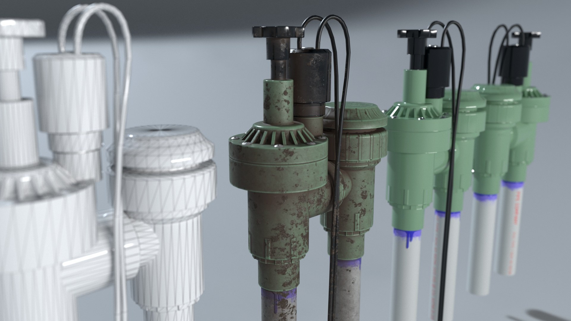 3D Automatic Sprinkler Pack Model - TurboSquid 1997733