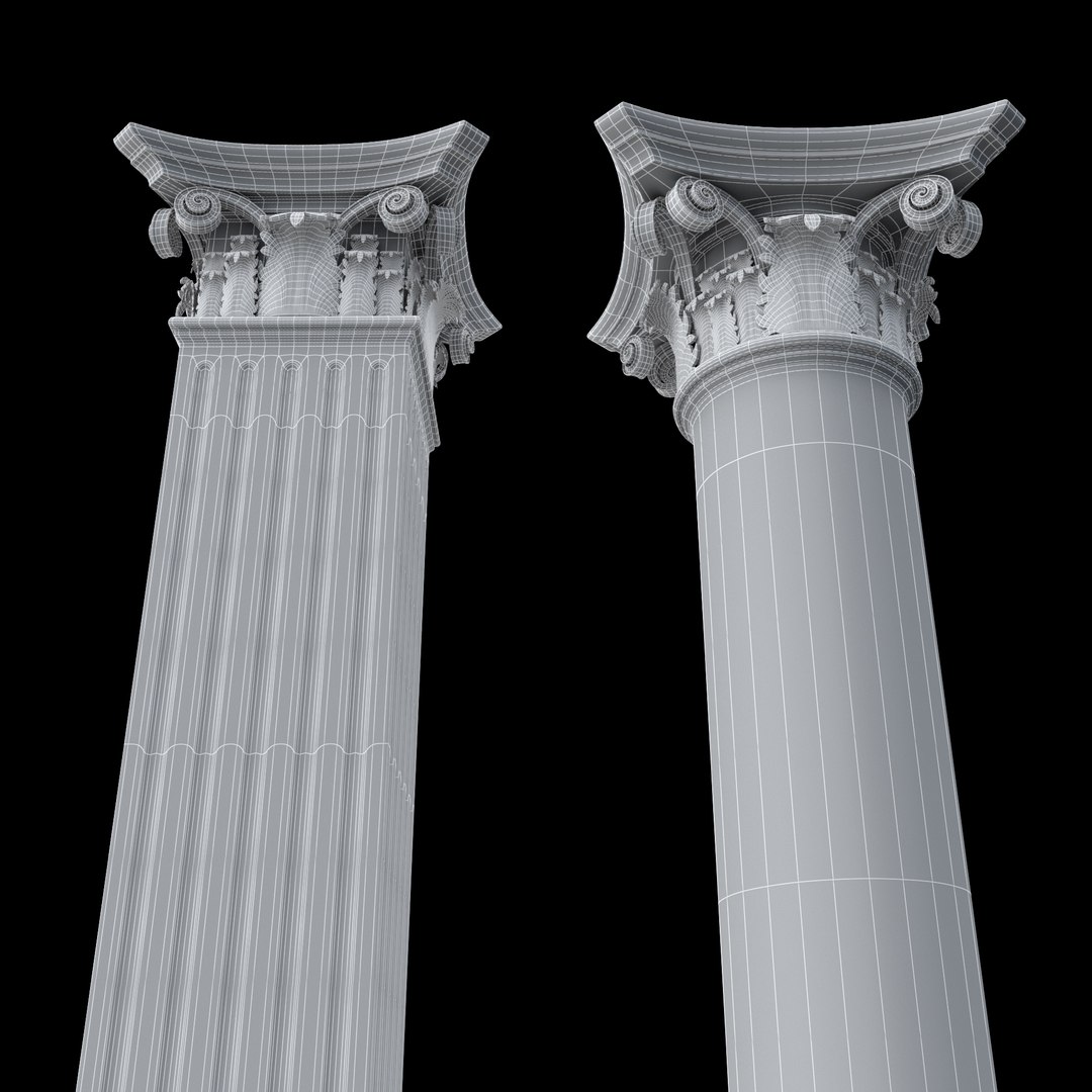 3D Model Roman Column - TurboSquid 1319285