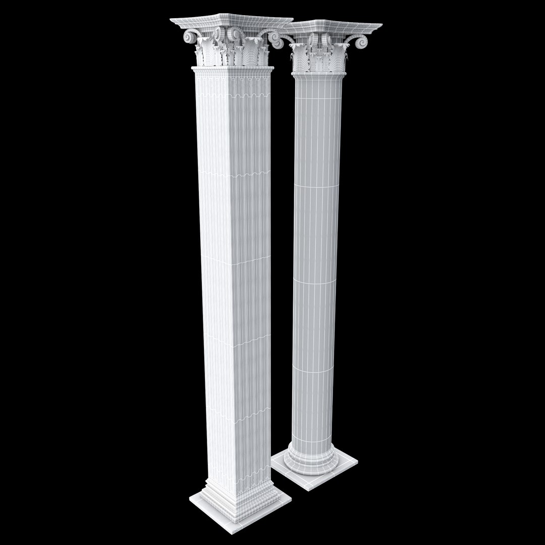 3D Model Roman Column - TurboSquid 1319285