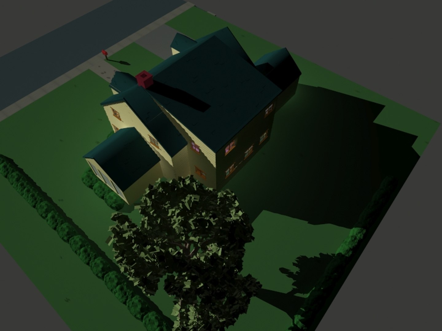 3ds Griffin House Family Guy