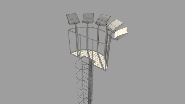 Light tower 3D model - TurboSquid 1713300