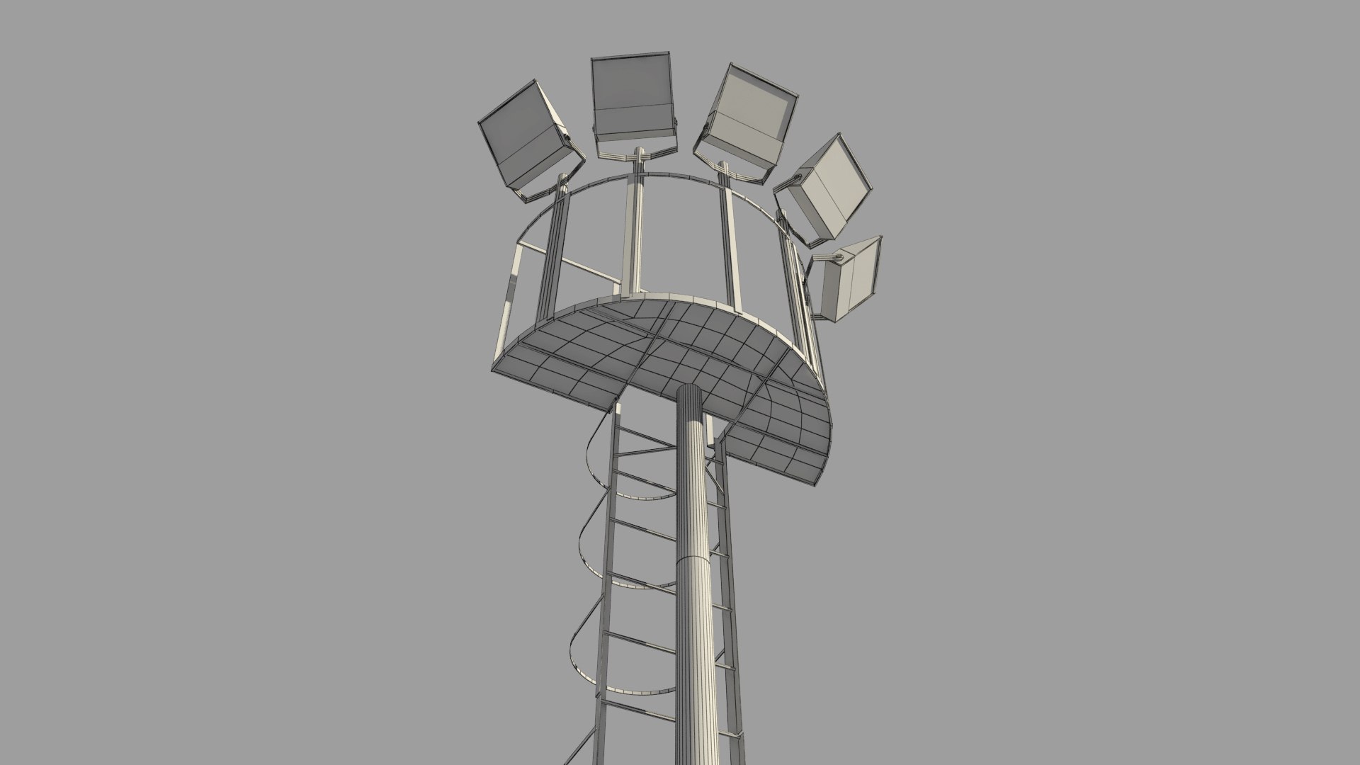 Light Tower 3D Model - TurboSquid 1713300