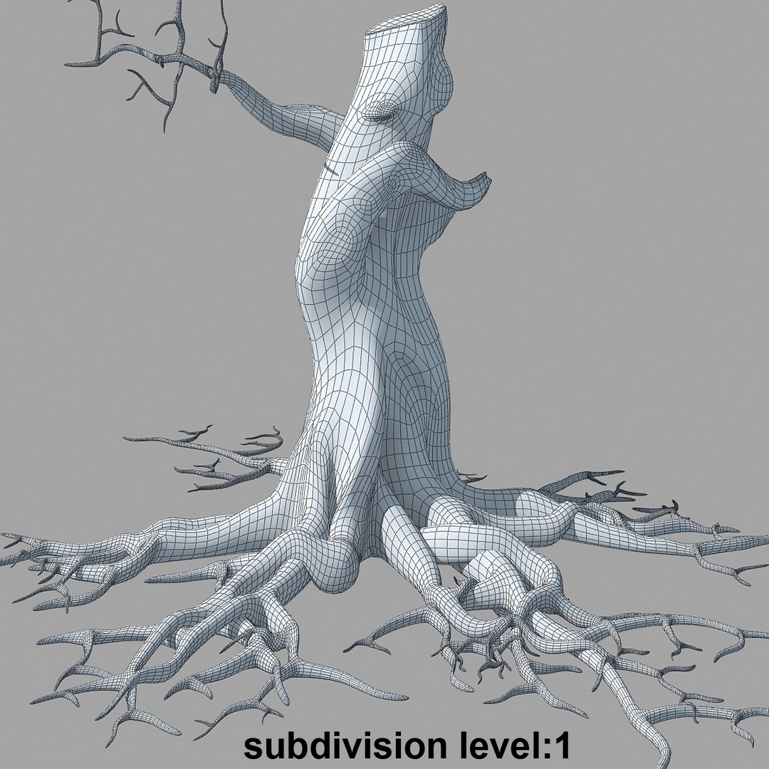 3d max dry tree