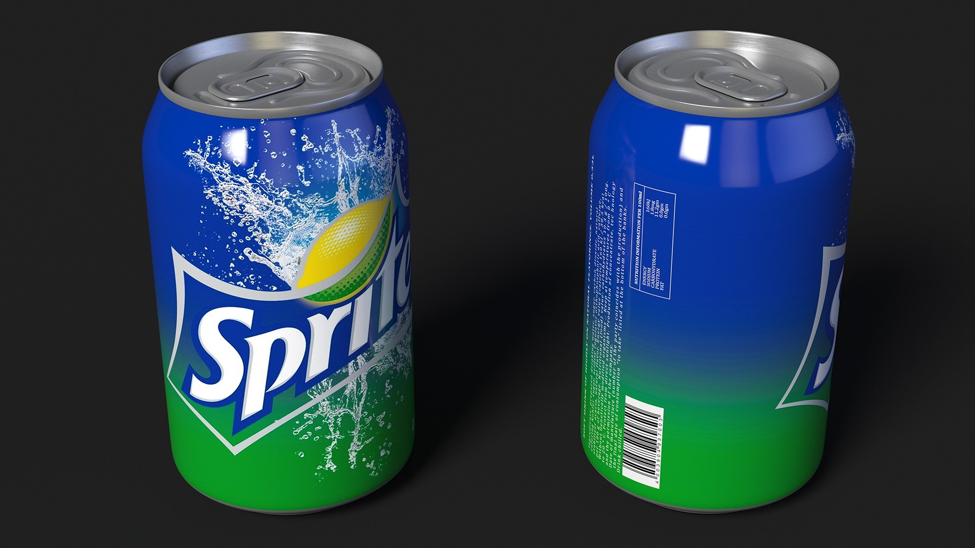 Sprite Canned 033l Model - TurboSquid 2183576