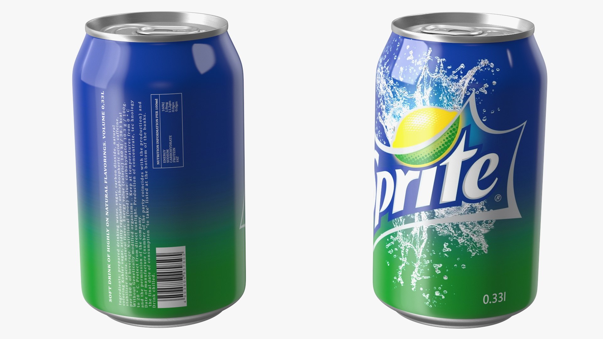 Sprite Canned 033l Model - TurboSquid 2183576