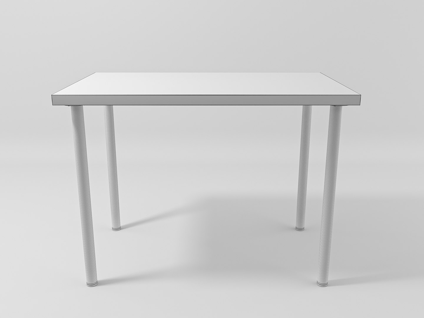 3D Ikea Linnmon Table Adils - TurboSquid 1636422
