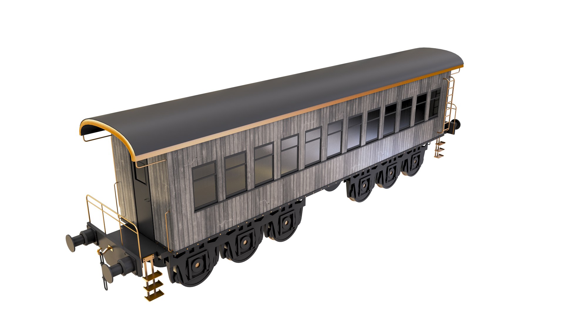3D model railroad wagons - TurboSquid 1513298