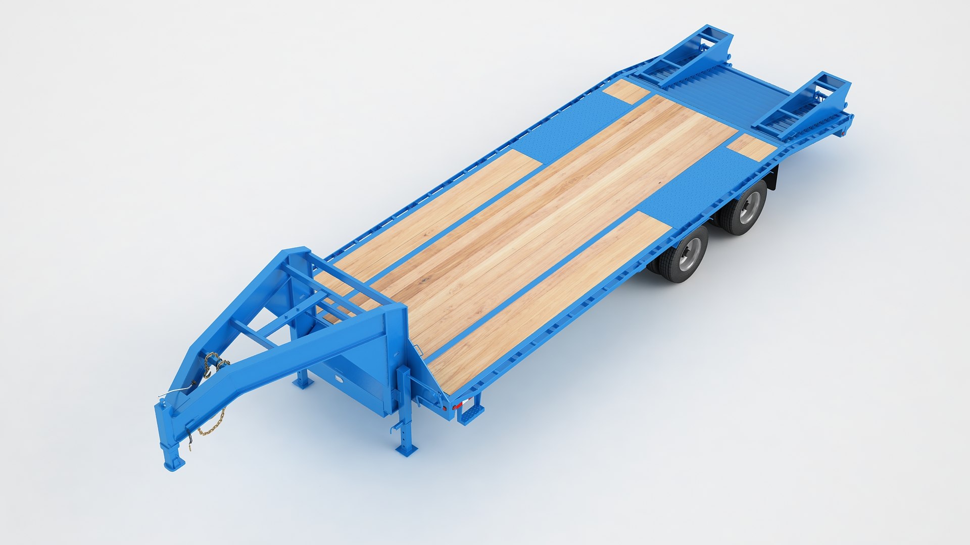 Gooseneck Trailer 3D Model - TurboSquid 1583463