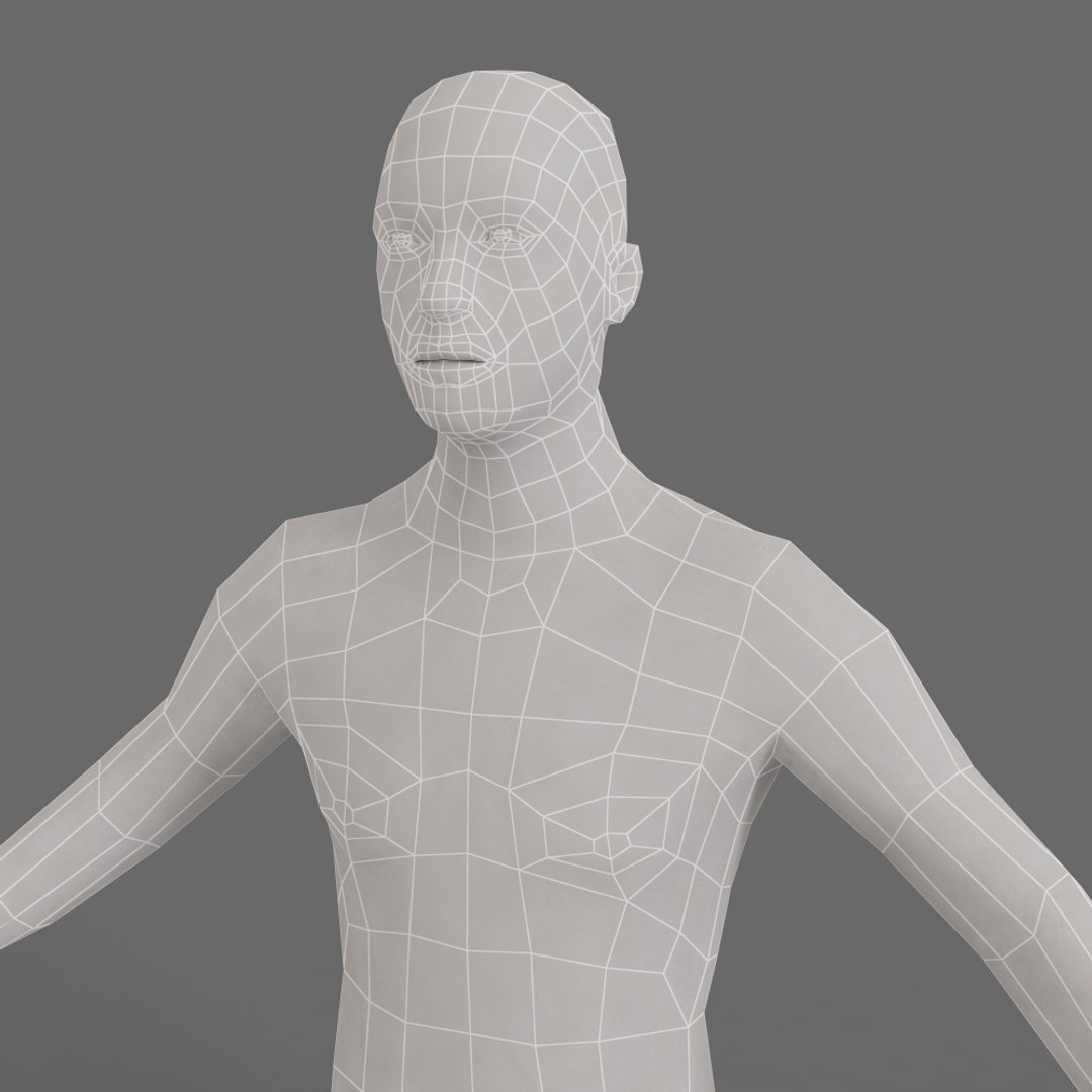 Character Base Mesh Model - TurboSquid 1602330