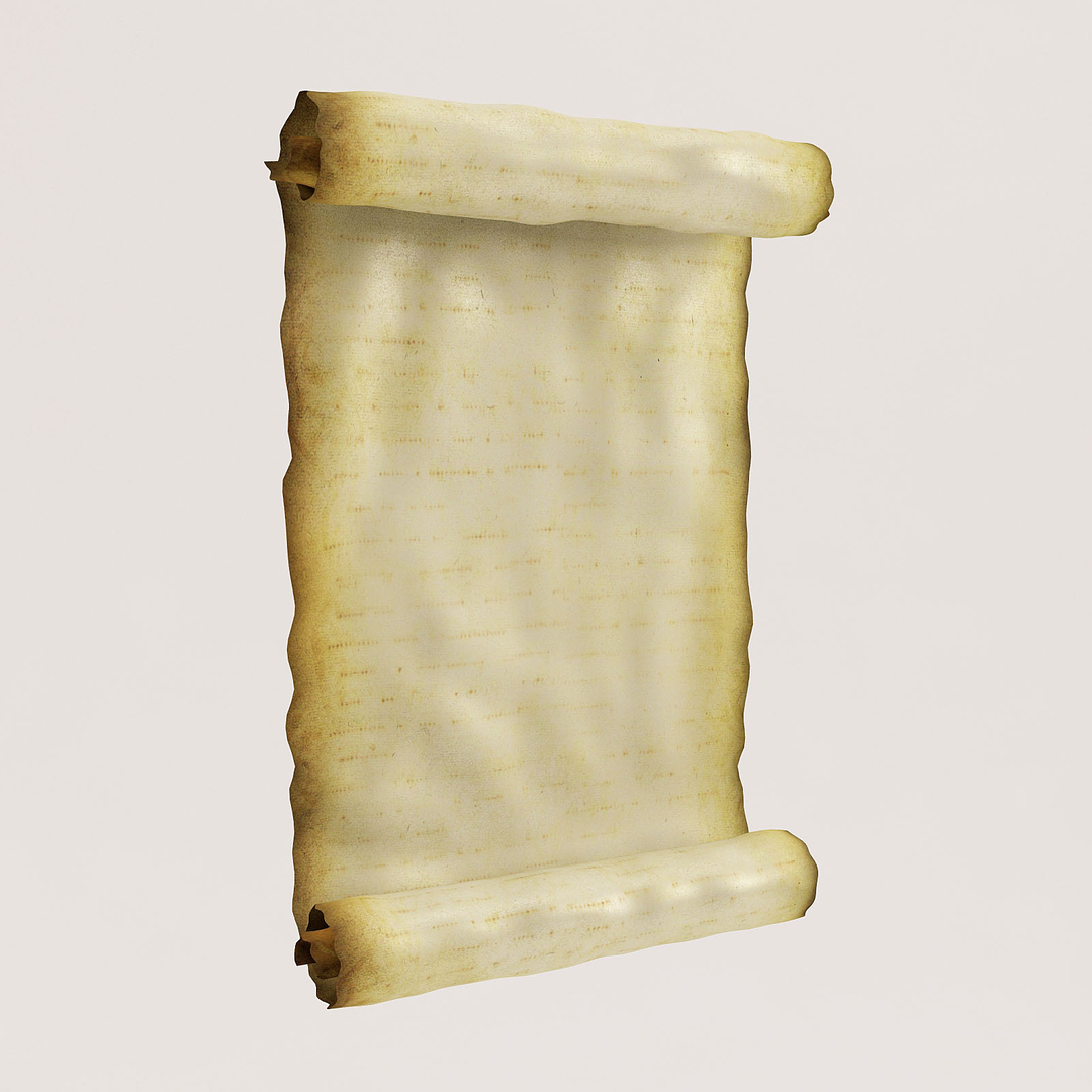 Scroll 3d Model