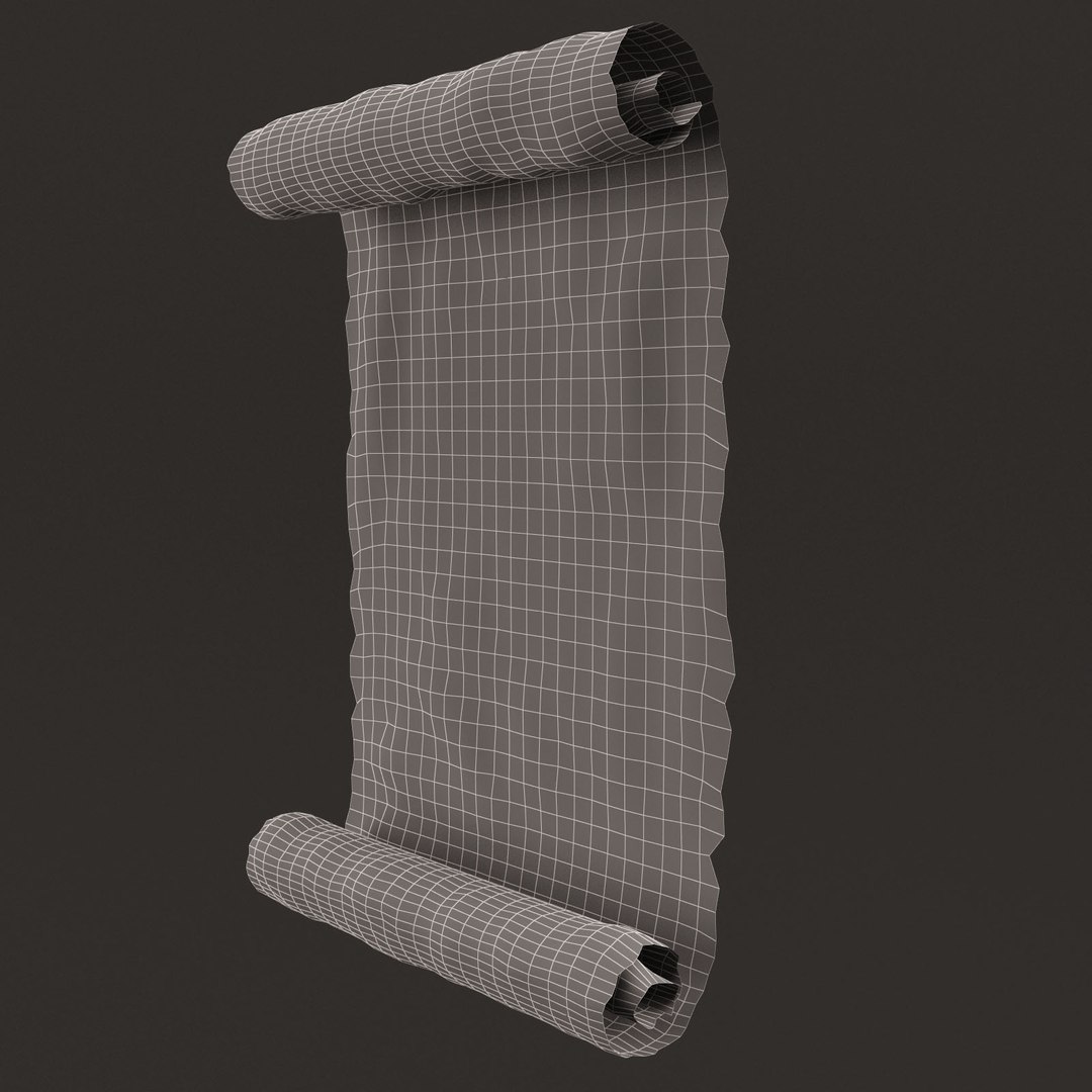 Scroll 3d Model