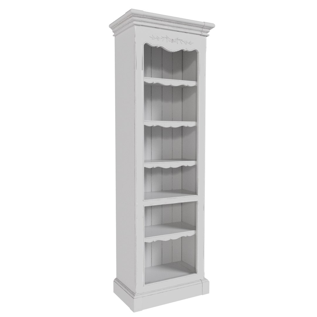 Open Narrow Bookcase Marseille Model - TurboSquid 2274743
