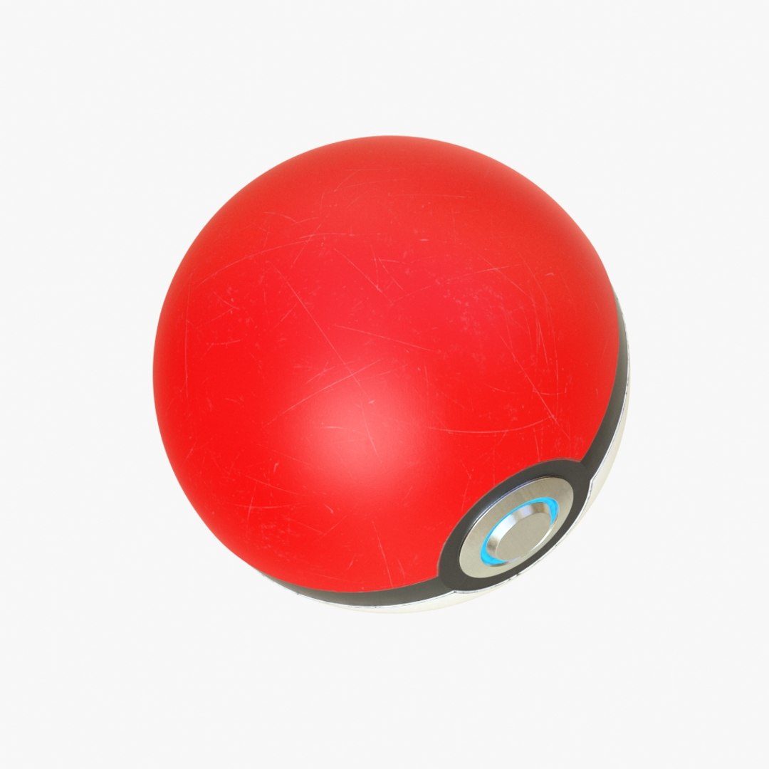 Pokeball Ball Poke 3d Max
