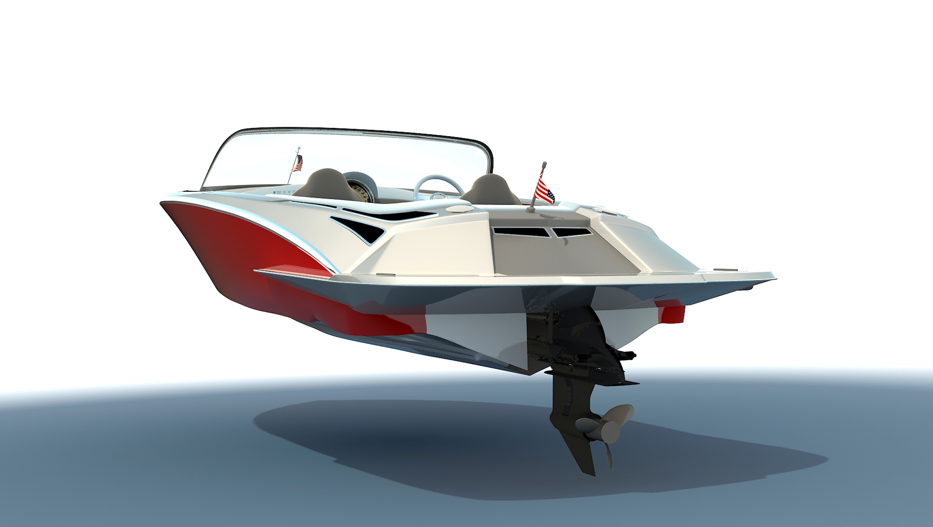 3D model boat speedboat tender - TurboSquid 1671822