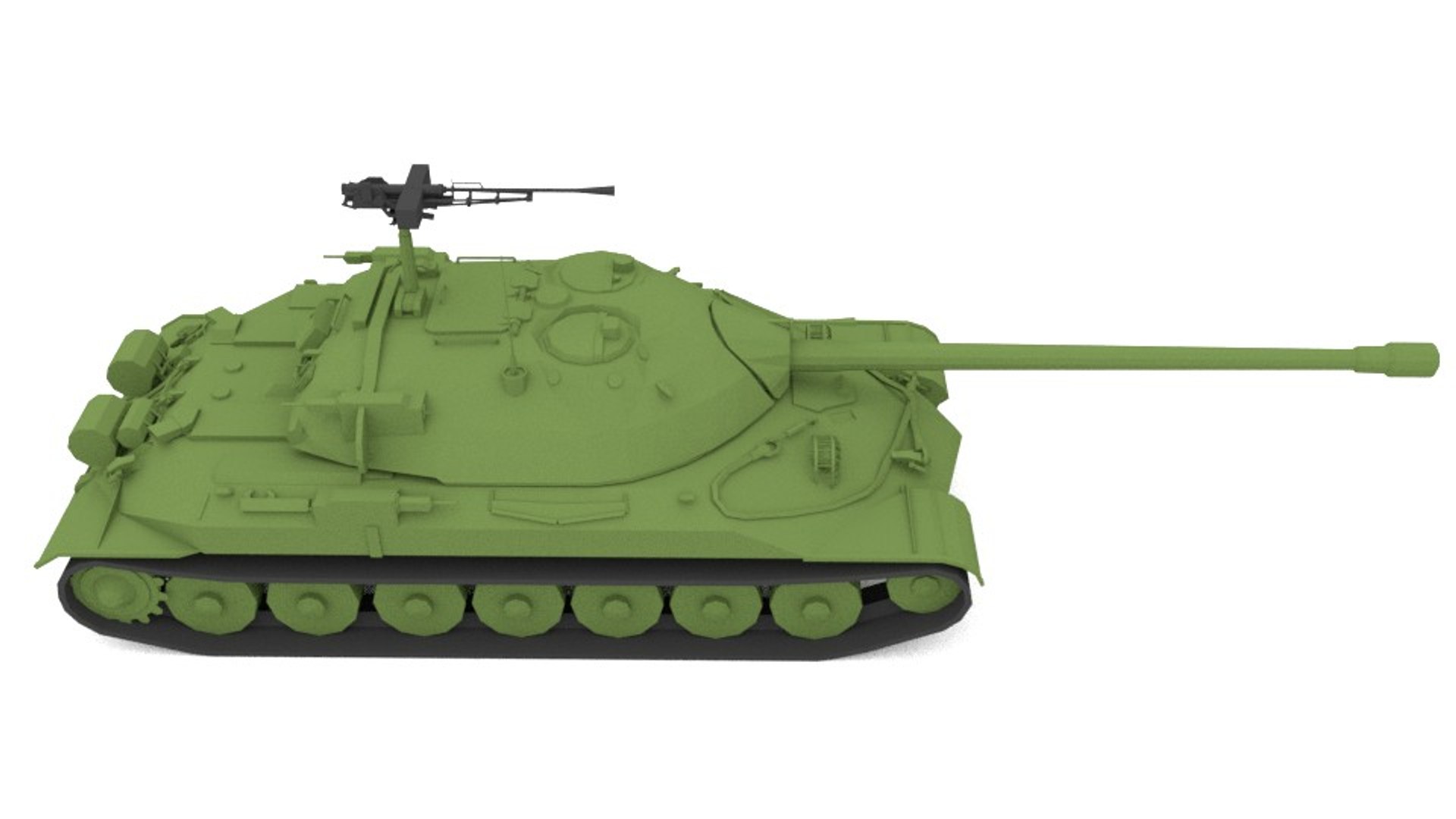 3D Model Blender Is-7 Military Tank | 1143836 | TurboSquid