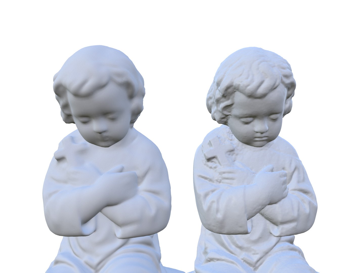 3D Cemetery Statue - TurboSquid 1634277