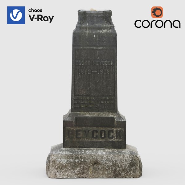 3D 3d Scanned Tombstone 01 model - TurboSquid 1991437